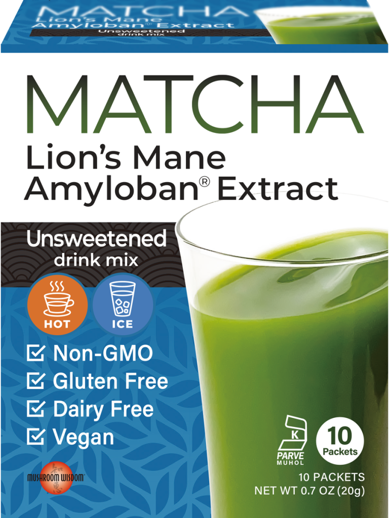 Matcha Mushroom Drinks - Mushroom Wisdom Inc.